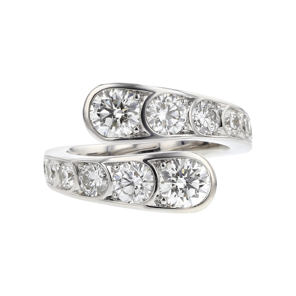 Artisan Pave Bypass Ring | Schwarzschild Jewelers