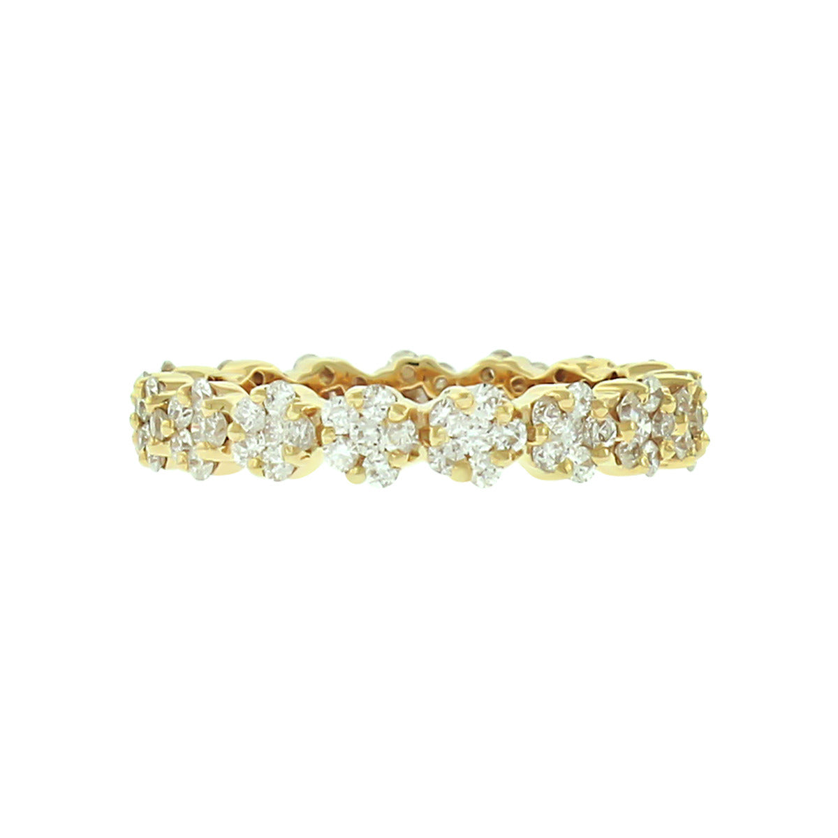 Rosetta Diamond Band in Yellow Gold | Schwarzschild Jewelers