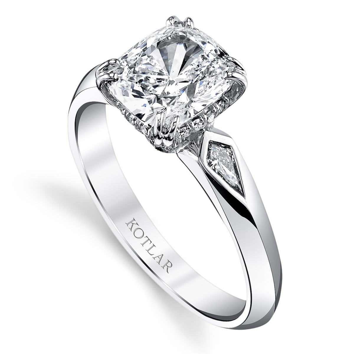 Classico Kotlar Cushion Diamond Ring | Schwarzschild Jewelers