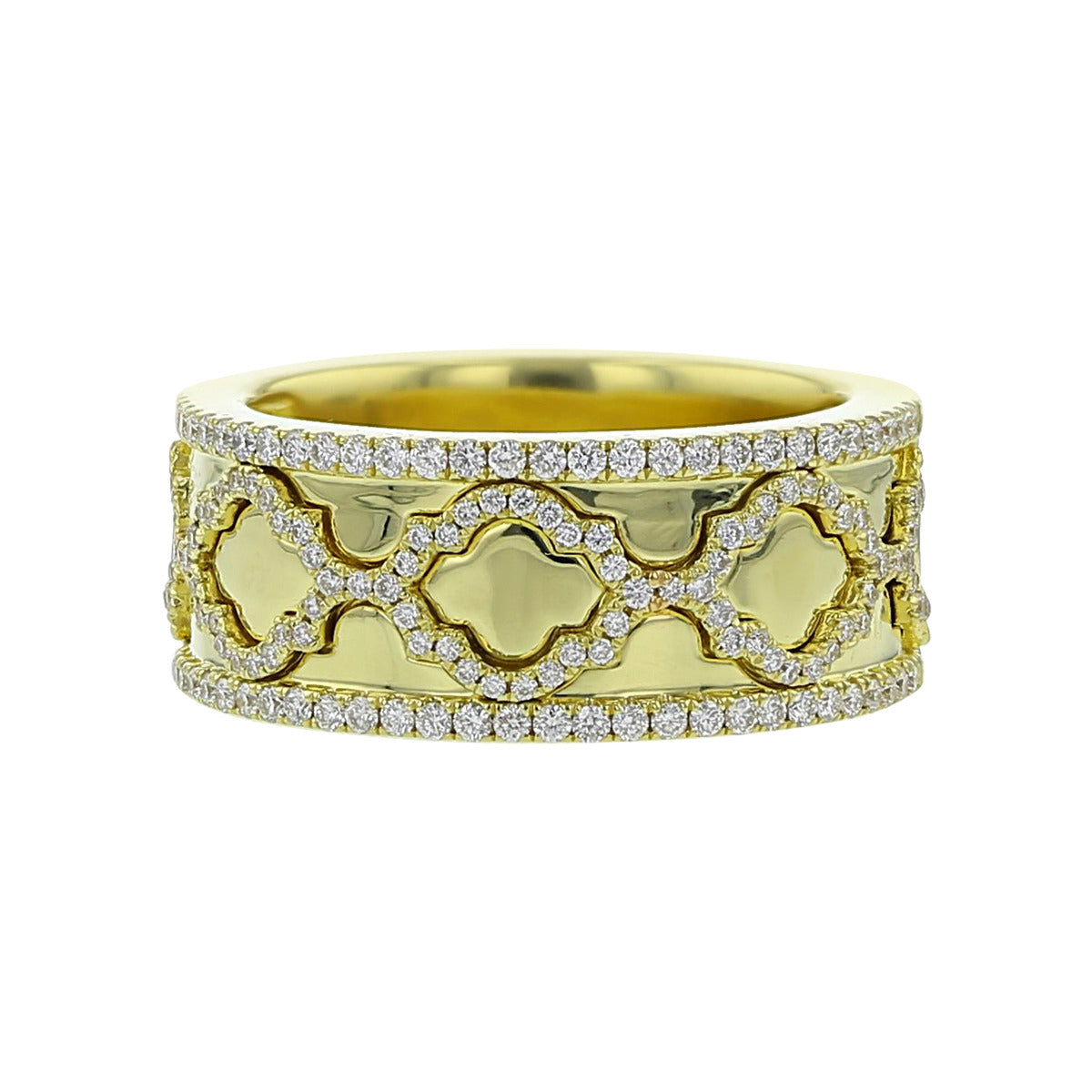 Diamond Faceted Trellis Ring | Schwarzschild Jewelers